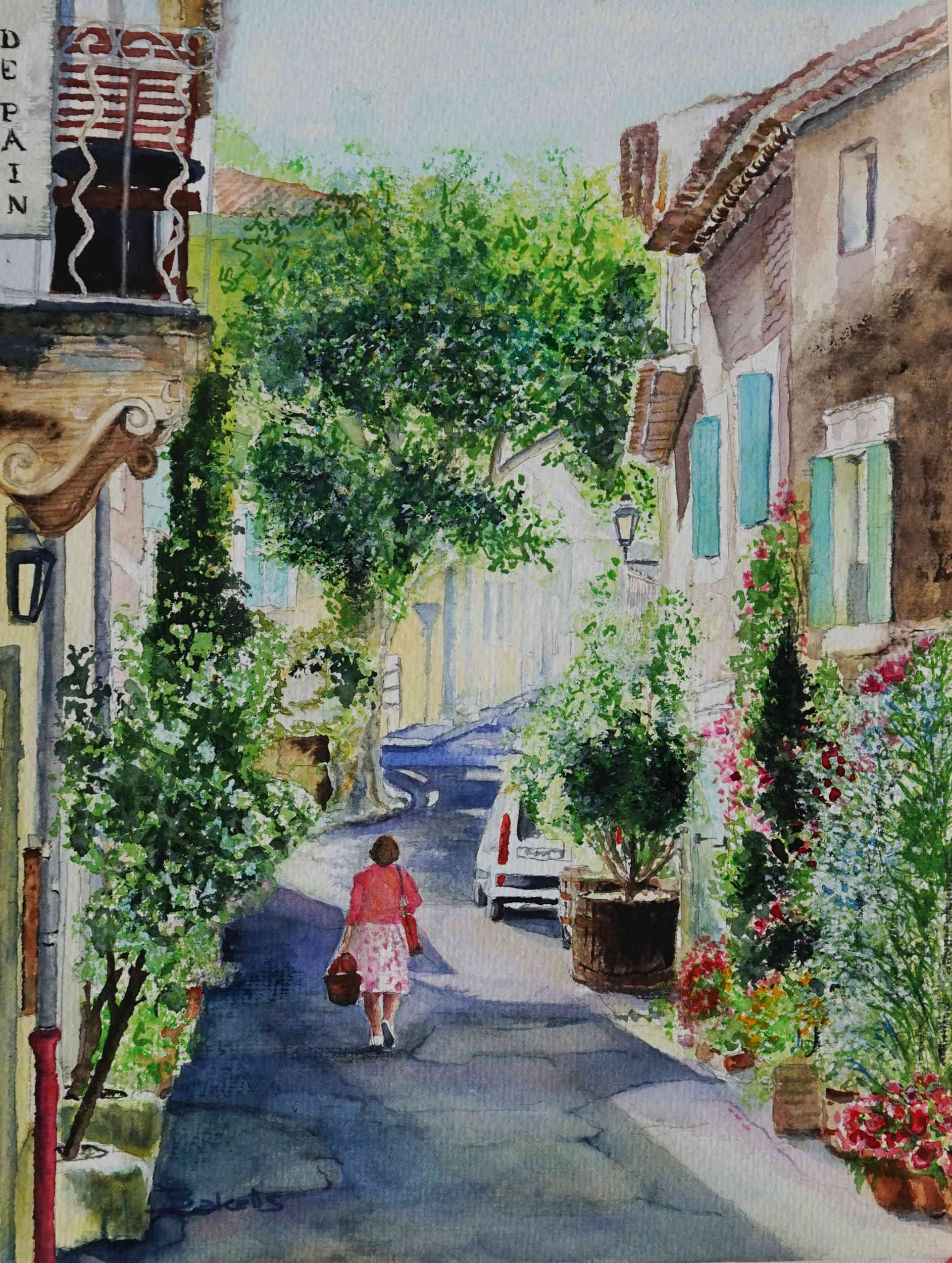 SAIGNON, RUE DE LA BOULANGERIE - MARIA BALCELLS ART